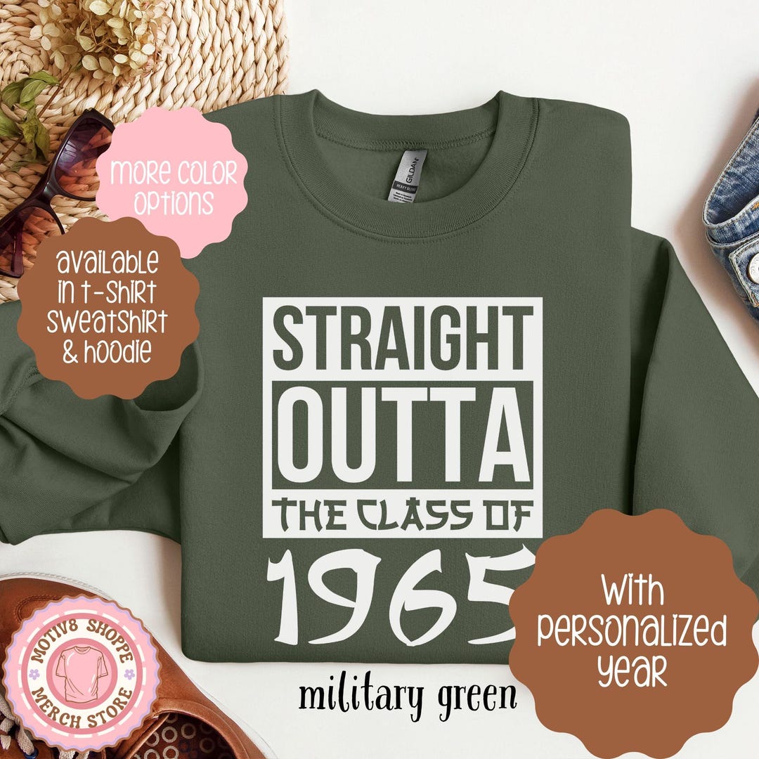 Custom Class of 1965 Reunion Shirt, Personalized 1965 Reunion T-shirt ...