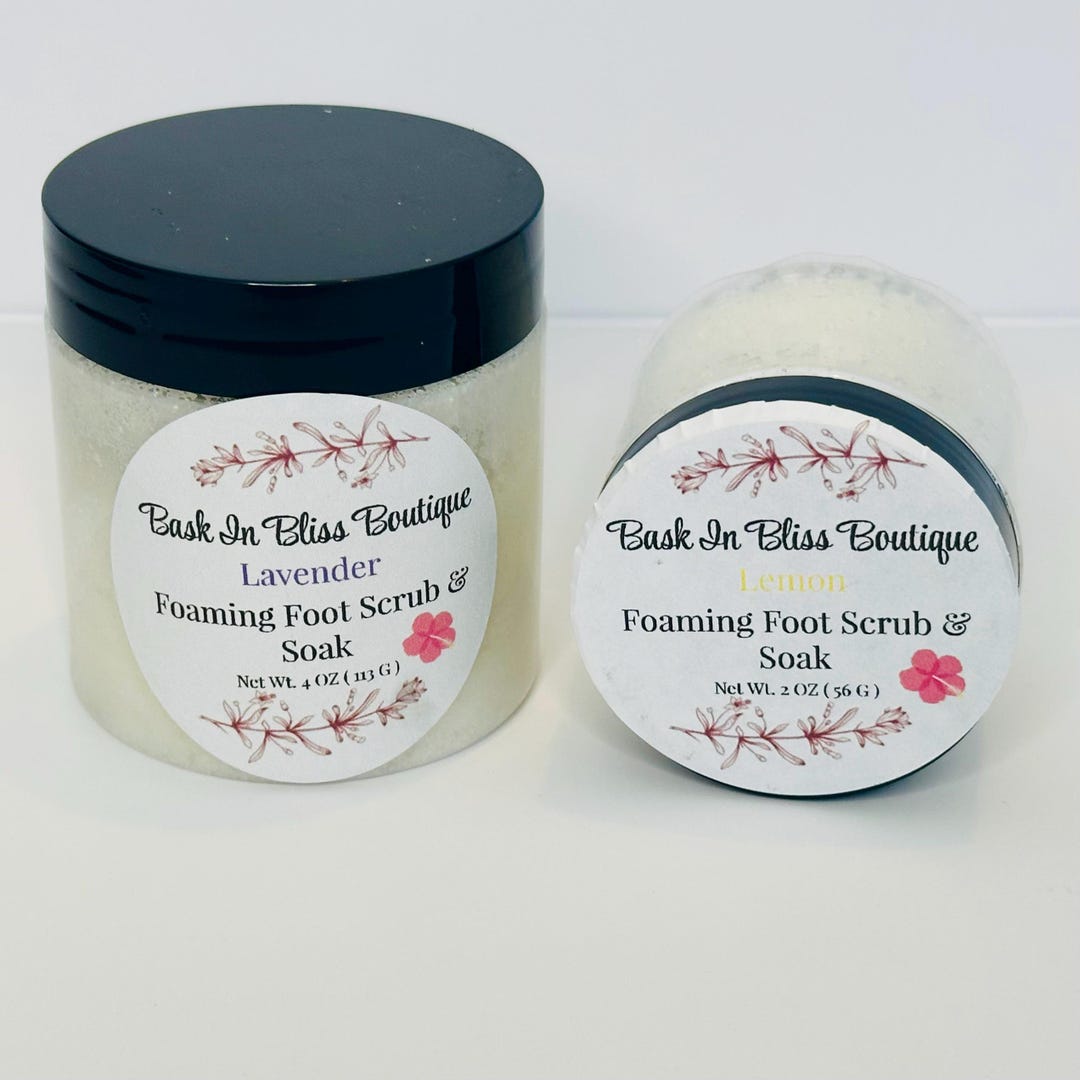 Foot Soak, Foot Scrub, Foaming, Self-care, Handcrafted, Idaho Made ...