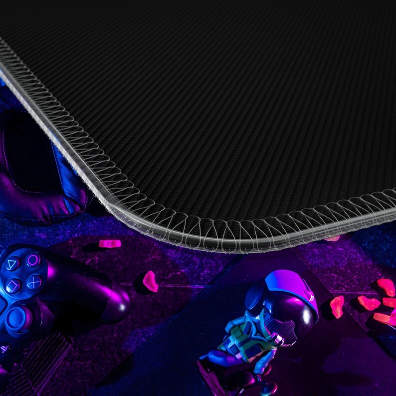 Nezuko Mouse Pad, Anime Wireless Charging LED Gaming Mouse Mat, Demon ...