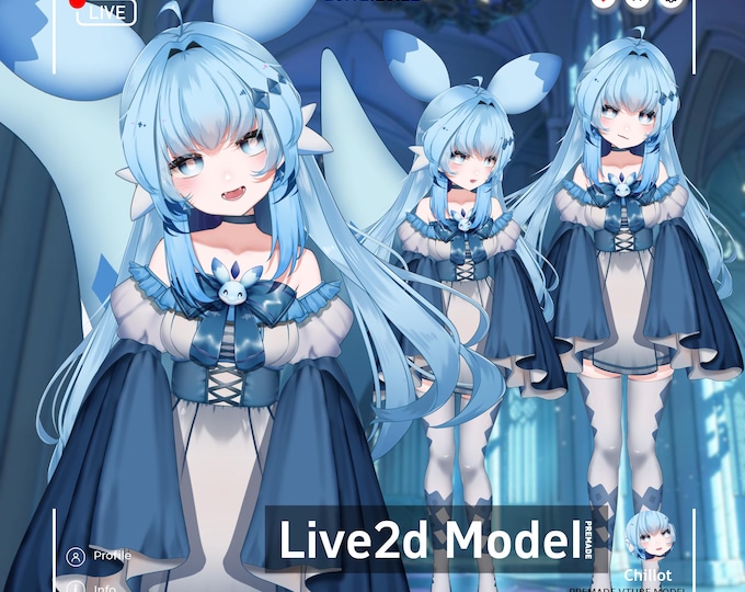 Live2d Premade Model | Haru | 18 Expressions - Etsy Canada