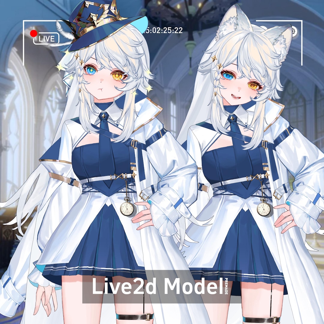 Dysis Aurion | Premade Live2d Model | VTS - Etsy