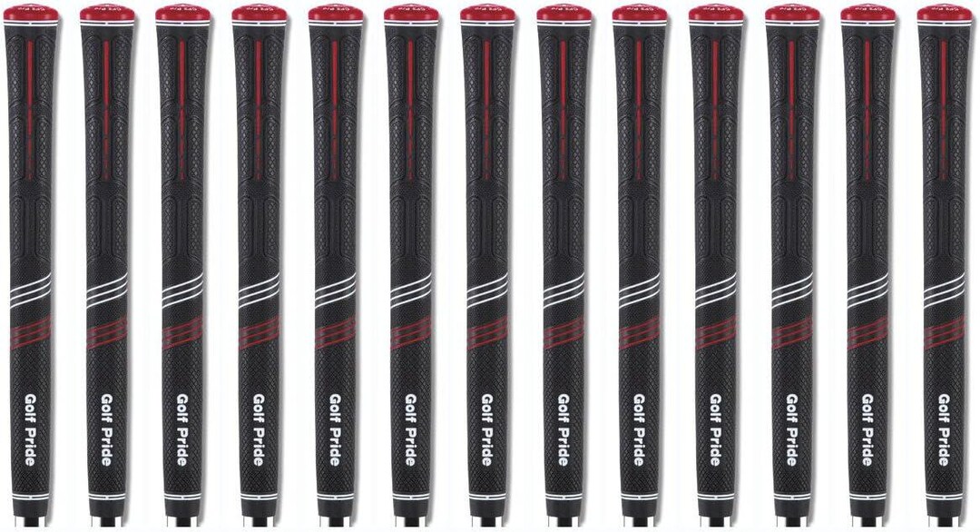 Black / Red Golf Pride CP2 Pro Golf Grip Bundle 13-pack All Weather ...