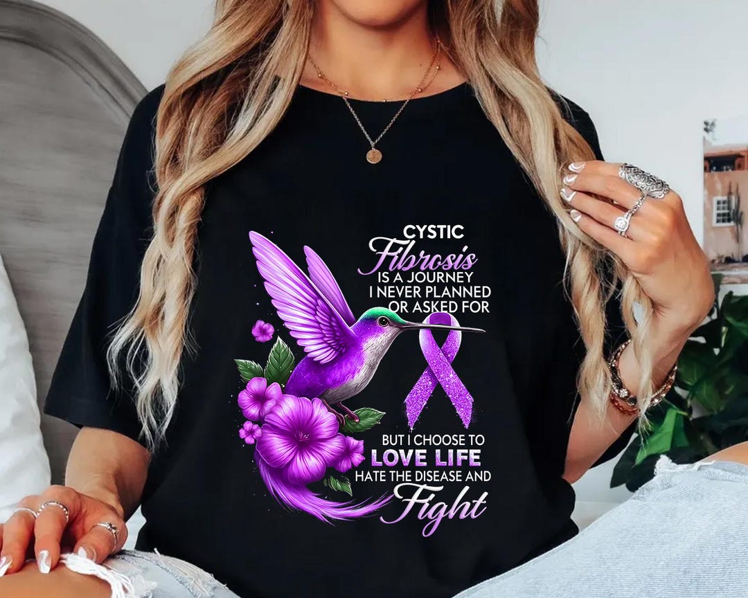 Cystic Fibrosis Awareness Shirt – "love Life, Hate the Disease ...