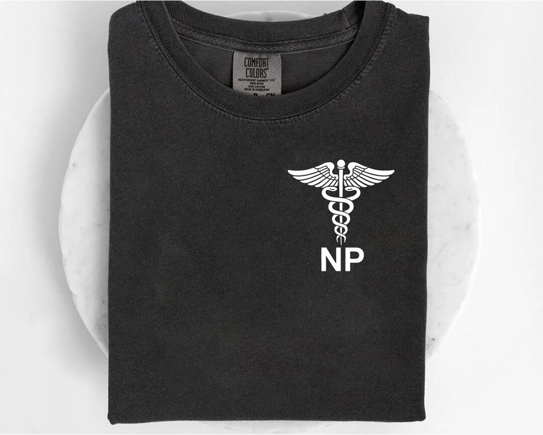 Minimalist Nurse Practitioner Shirt – NP Caduceus Logo Tee - Etsy