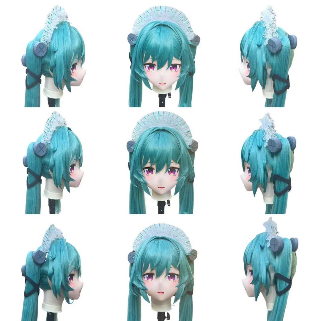 Premaded Corin Wickes Kigurumi Mask,miku Mask,cosplay Kigurumi Mask ...