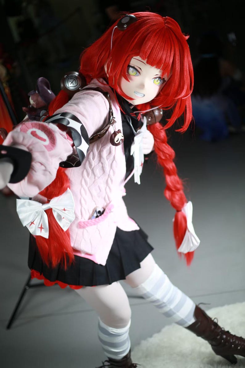 Premaded Ukinami Yuzuha kigurumi mask,MiSide mask,Cosplay Kigurumi Mask ...