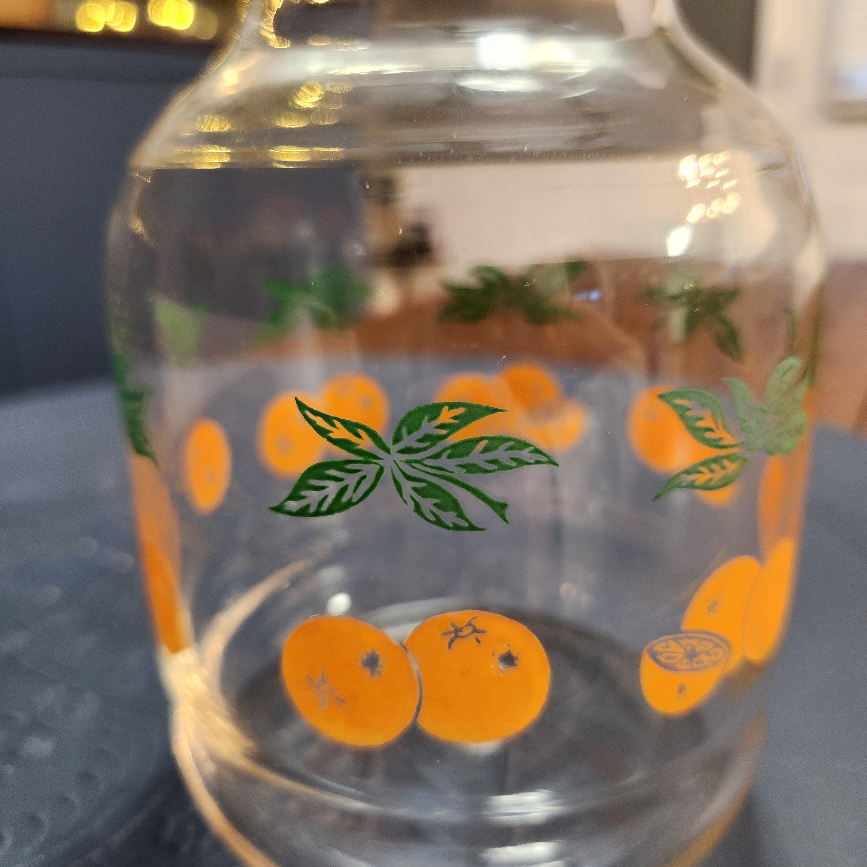 Vintage Orange Juice Pitcher/ Chiller - Etsy