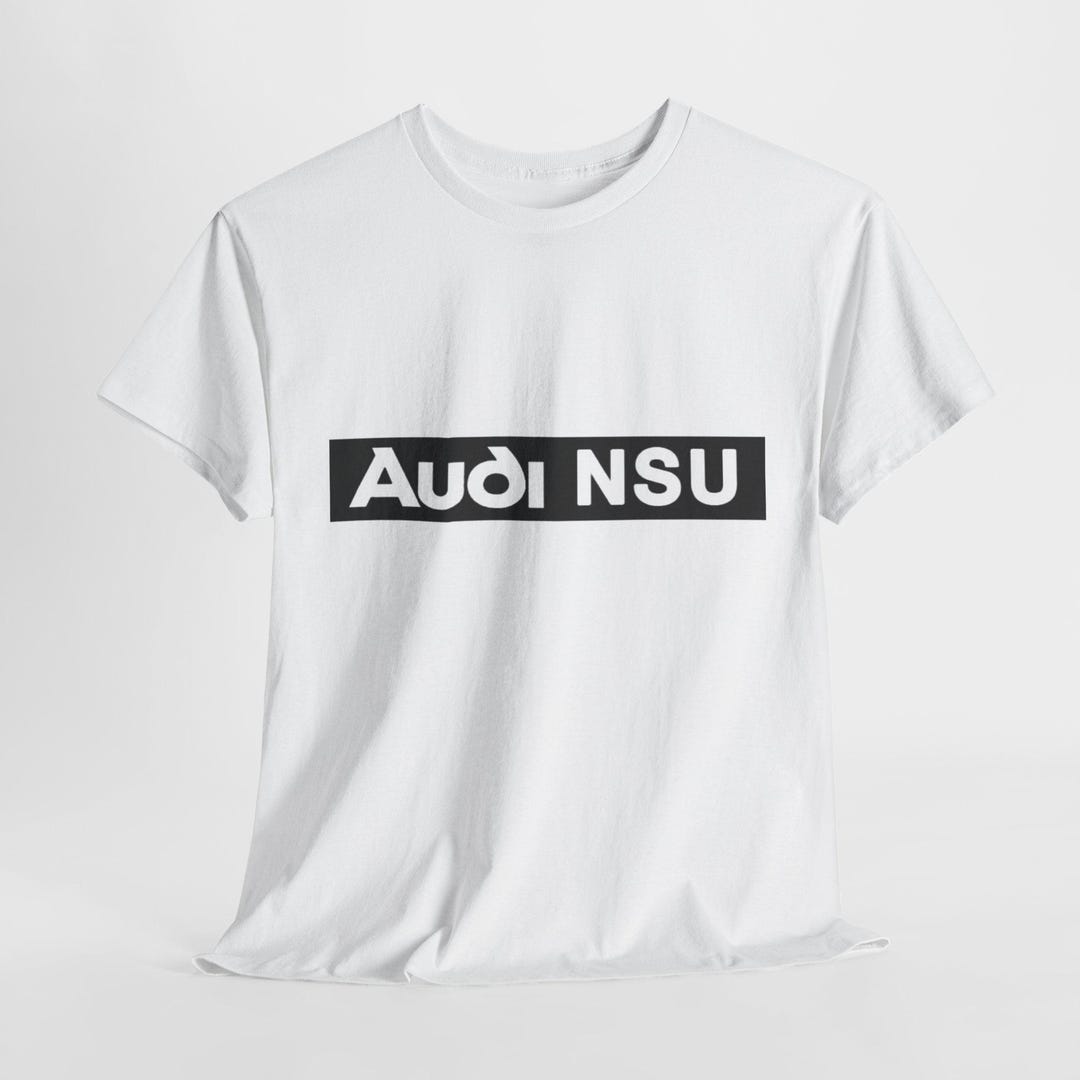Audi Vintage 1969 Logo Graphic Tee Unisex Heavy Cotton Tee, Unique Car ...