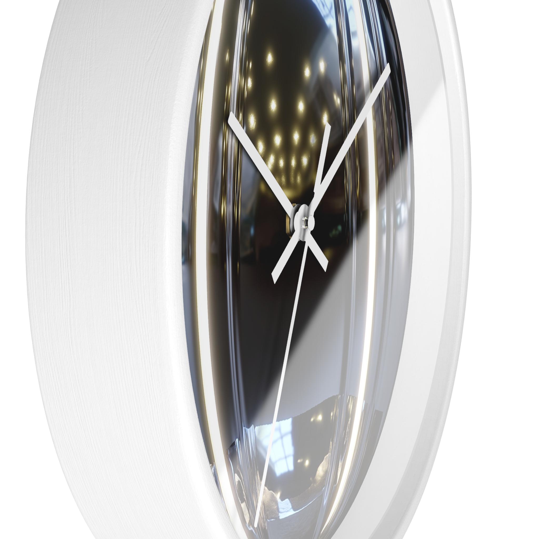 Metal Sphere Urban Wall Clock, Industrial Sci Fi Decor Home Office Gift ...