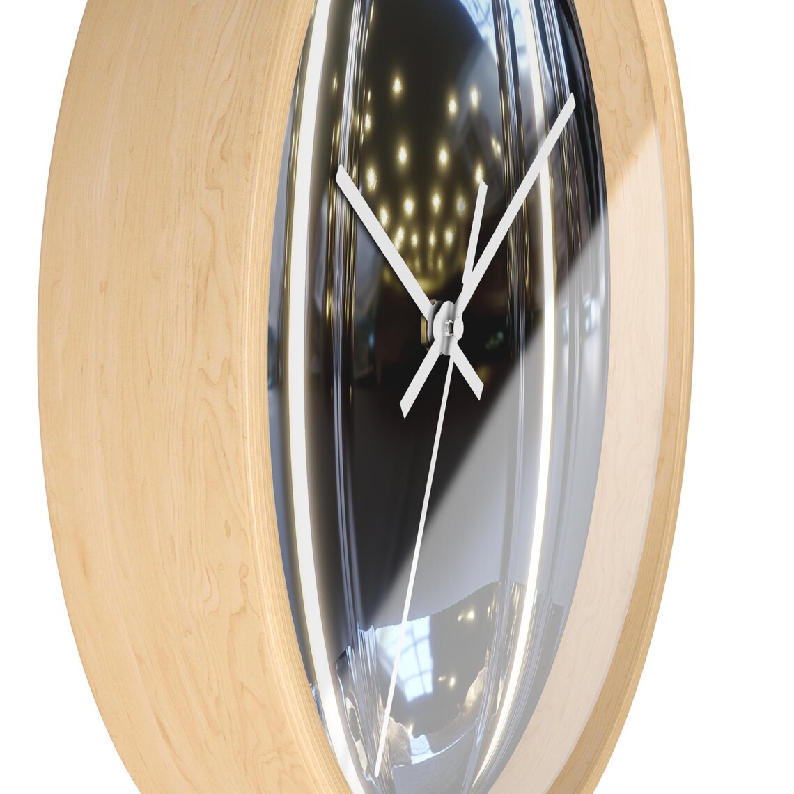 Metal Sphere Urban Wall Clock, Industrial Sci Fi Decor Home Office Gift ...