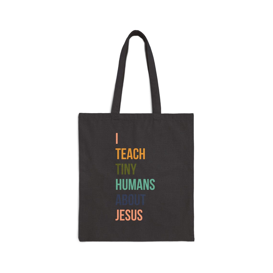 I Teach Tiny Humans About Jesus Tote Bag, Sunday School Teacher Bag ...