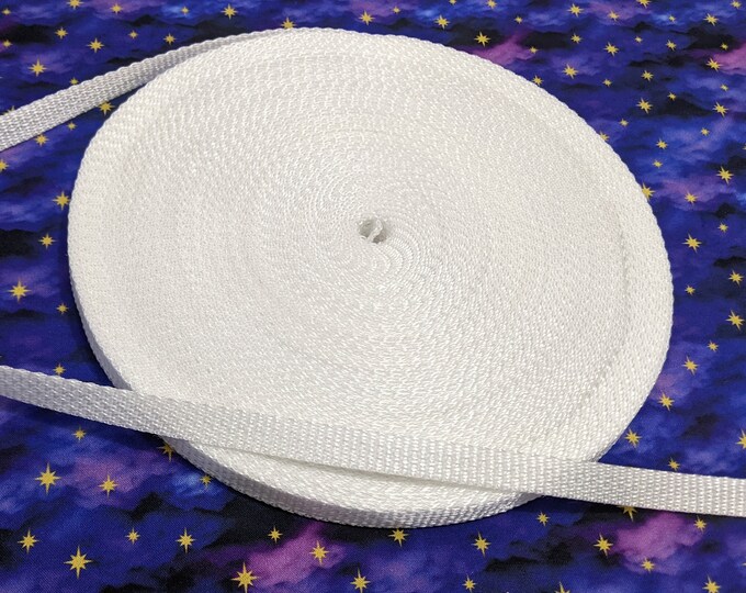 5/8 Inch Polypropylene Light Weight Webbing Various Colors 5/8 Light ...