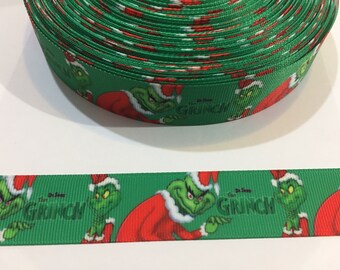 Grinch ribbon | Etsy
