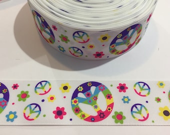 Peace sign ribbon | Etsy