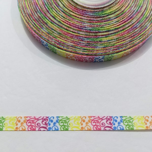 Rainbow Ribbon - Etsy