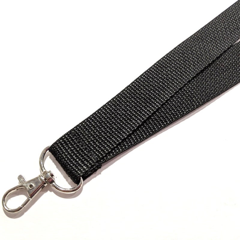 Wide Lanyard Black - Etsy