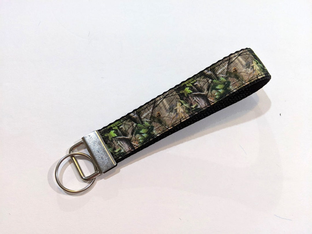 Keychain Hunting Camouflage With Branches and Trees Key Fob Keychain ...