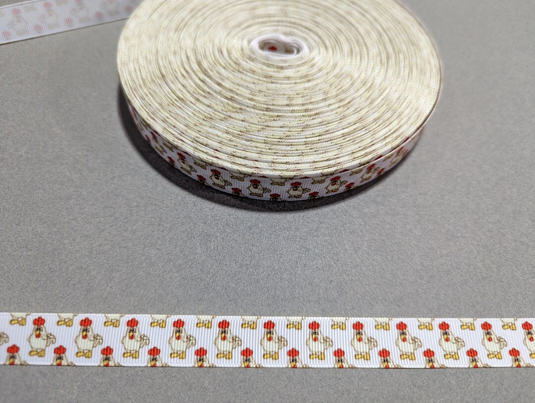 Plump Chicken Grosgrain Ribbon - 5/8" Decorative Trim, 3 Yards - Etsy