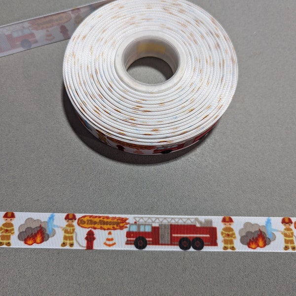 Fire Truck Ribbon - Etsy