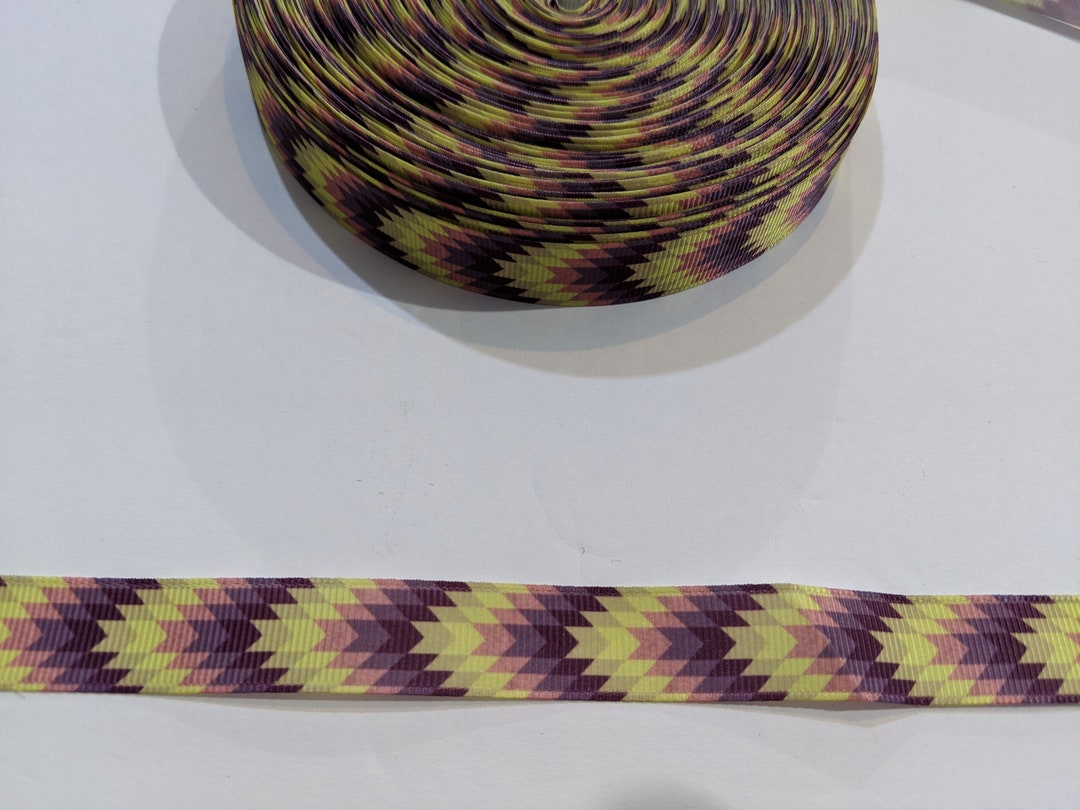 Southwest Aztec Grosgrain Ribbon: 5/8" Sew-on Trim (3 Yards) - Etsy