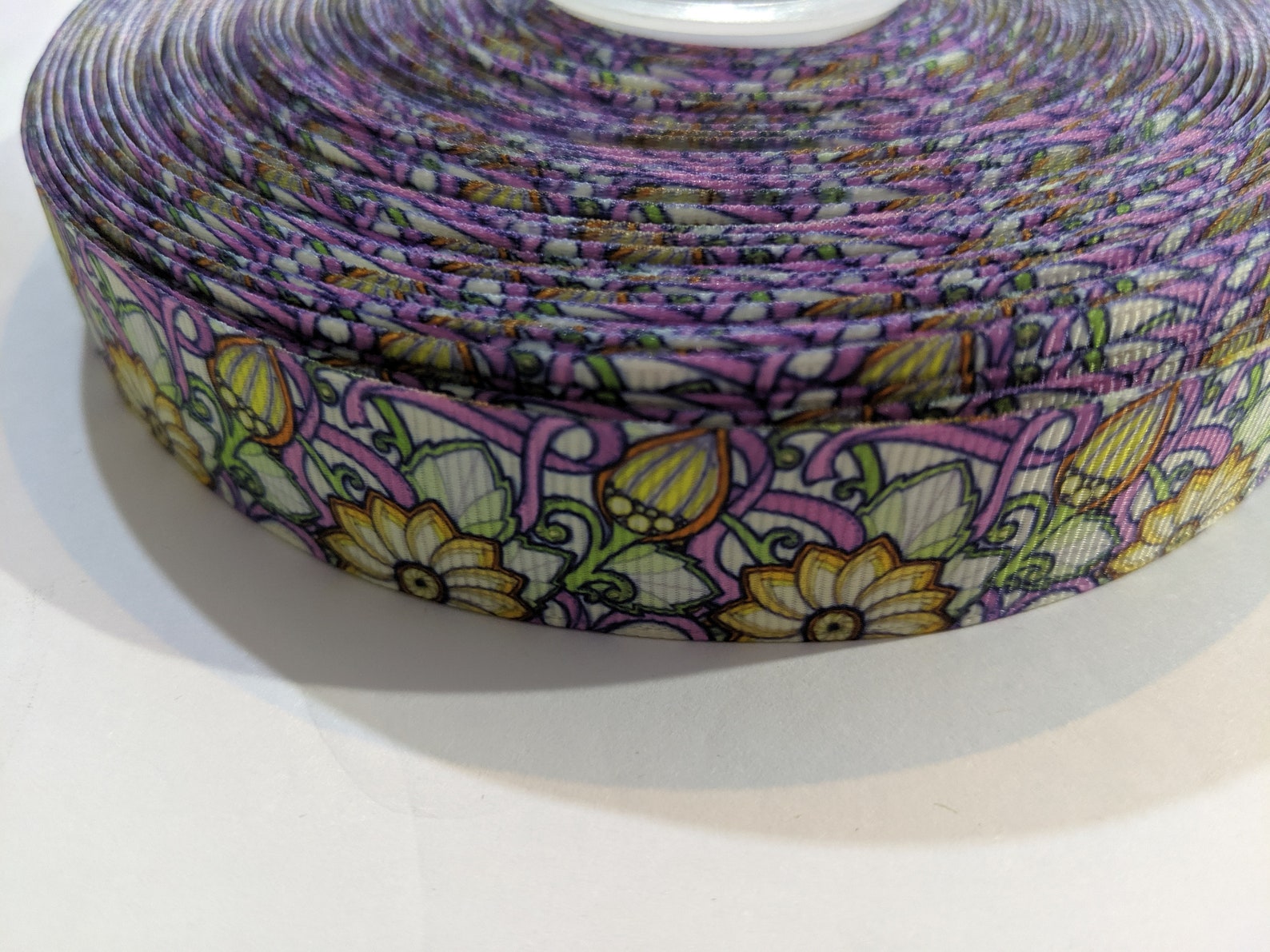 3 Yards of 7/8 Ribbon Bohemian Boho Flowers 10306 - Etsy