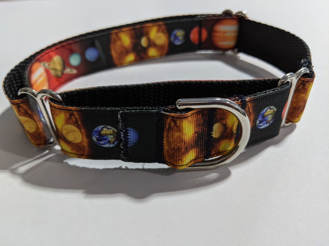 Solar System Martingale Collar Planets Dog Collar 1 Inch Wide Collar ...