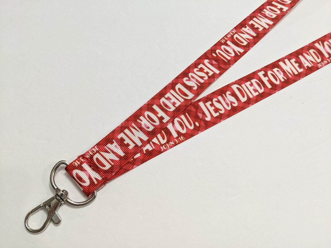 Jesus Saves Lanyard: Christian Double Sided ID Badge Holder, Breakaway ...