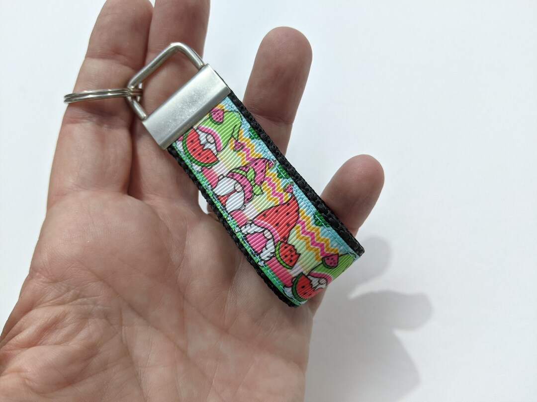 Watermelon Gnomes Mini Keychain, 1 Inch Wide and 3 Inches Long, Finger ...