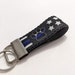 Keychain K9 Police Dog Flag With Blue Stripe Handmade Mini Keychain ...