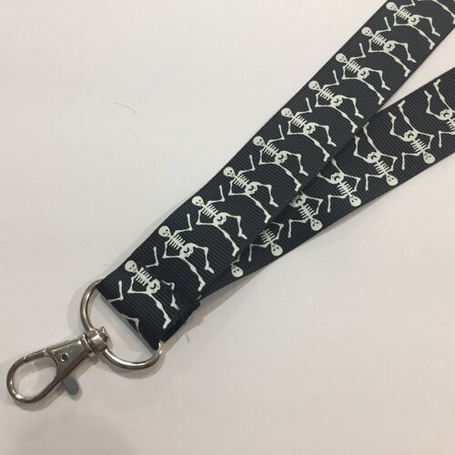 STARS Fabric Lanyard Stars Badge Holder Black Badge Holder | Etsy