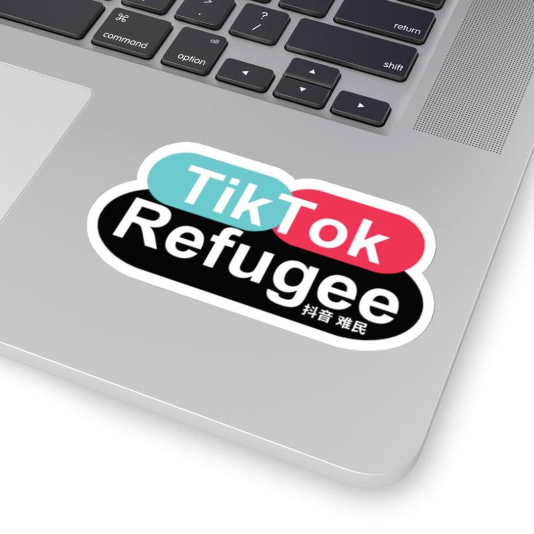 Tiktok Refugee Vinyl Sticker Kiss-cut Stickers Rednote Funny Fun ...