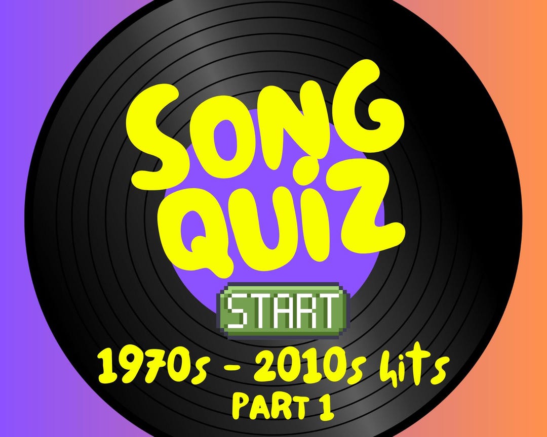 70s - 2010s Music Trivia || Family Game Night || 2000s Nostalgia Song ...