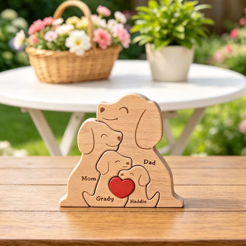 Dog Wooden Jigsaw Puzzle - Etsy