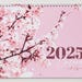 Pink 2025 Affirmation Calendar Monthly Positive Quote Calendar Wall ...