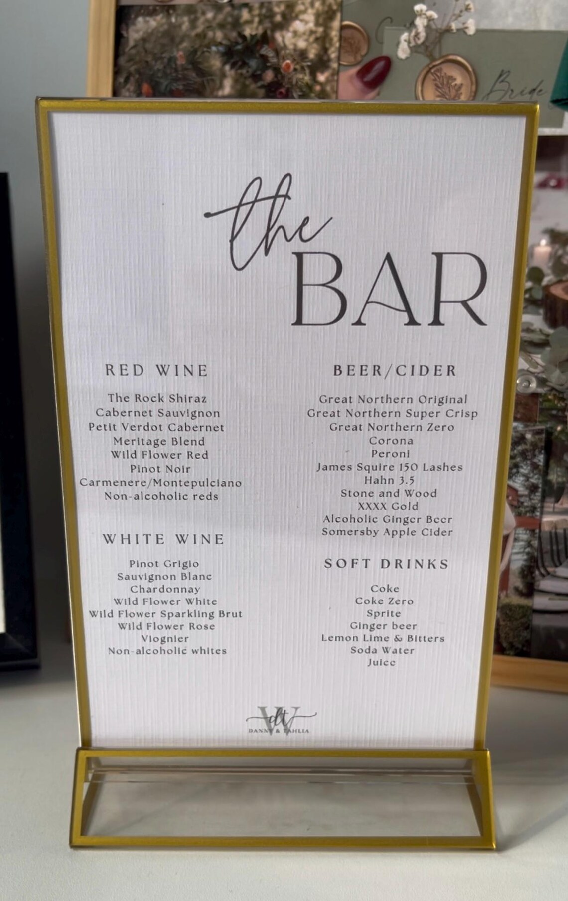 Editable Bar Menu Template, Wedding Bar Menu Template, Printable Bar ...