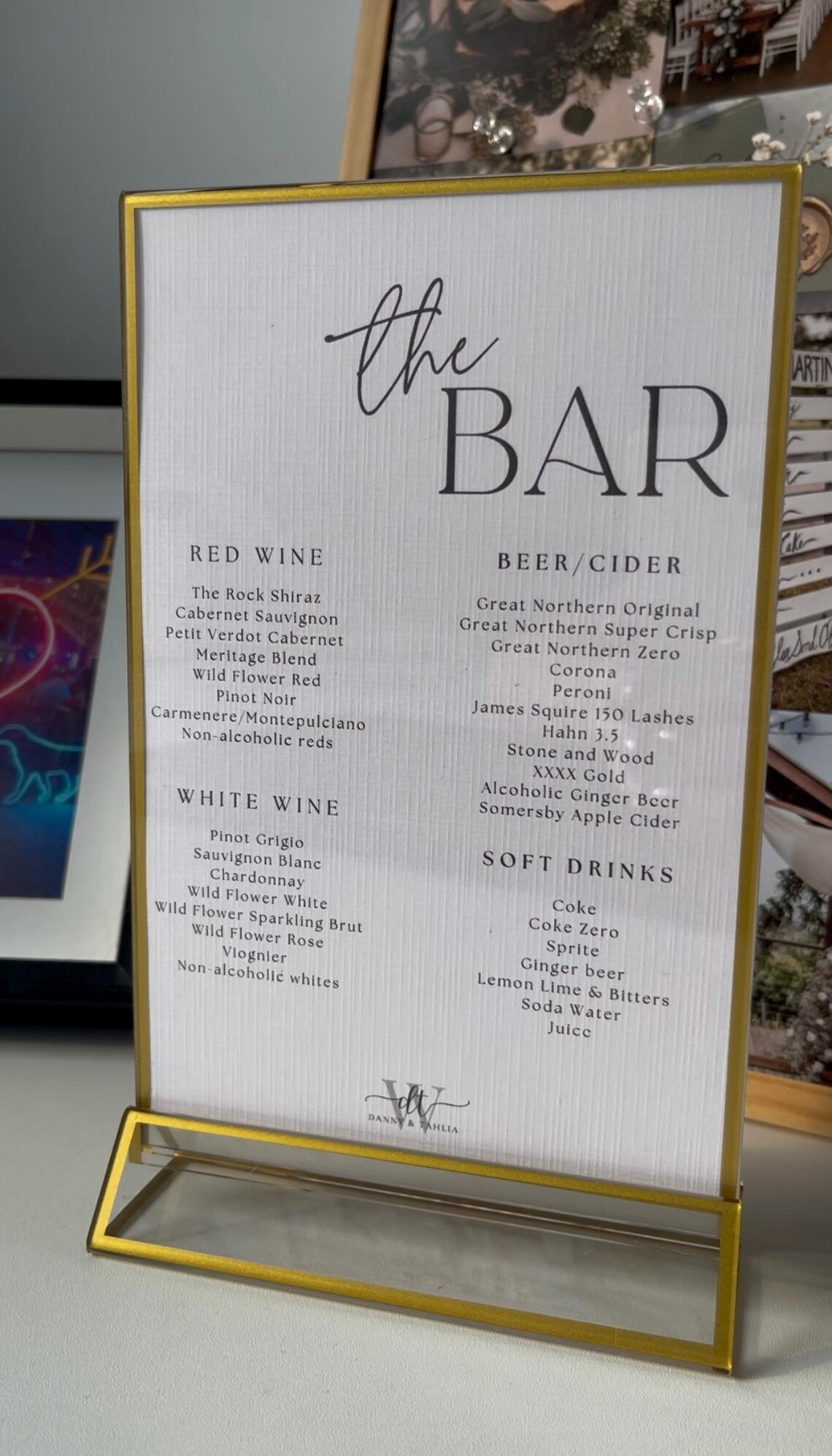 Editable Bar Menu Template, Wedding Bar Menu Template, Printable Bar ...