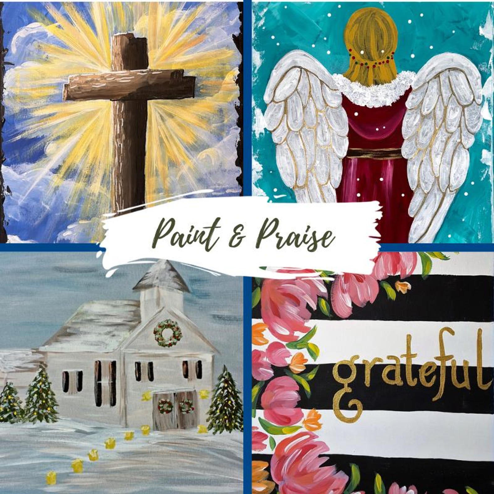Paint & Praise Art Kit DIY Painting Craft Kit - Etsy