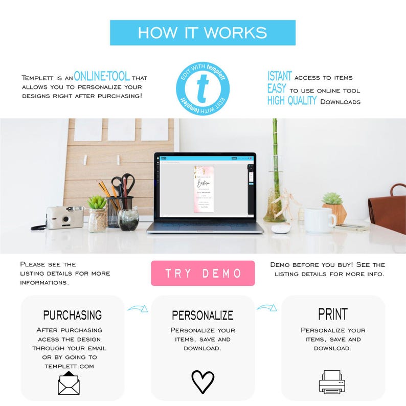 Baptism Menu Template, Printable Christening Table Menu, Baptism ...