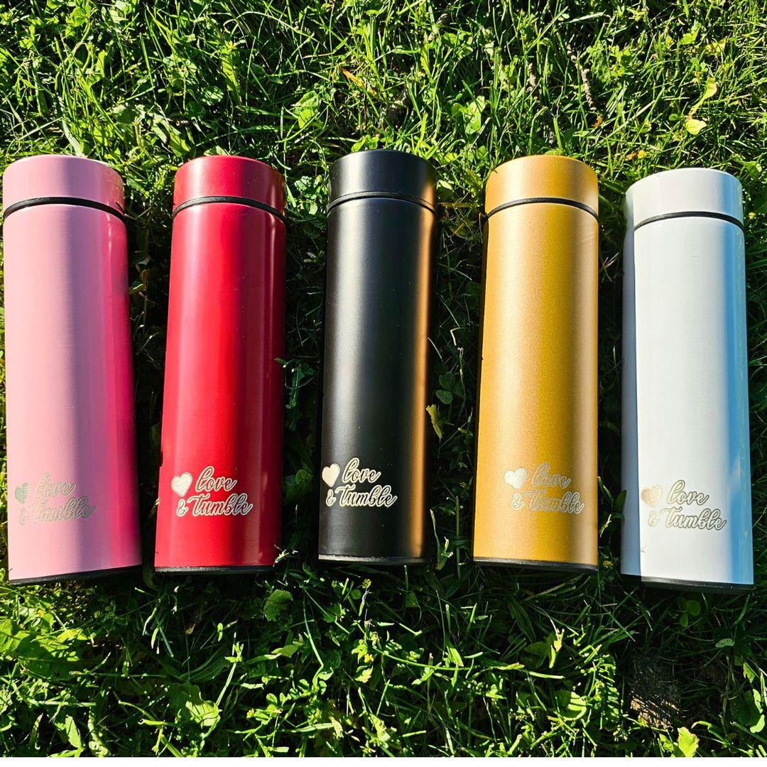 Smart Led|led|thermos|temperature Cup| Skinny Led Cup| Lid Temperature ...