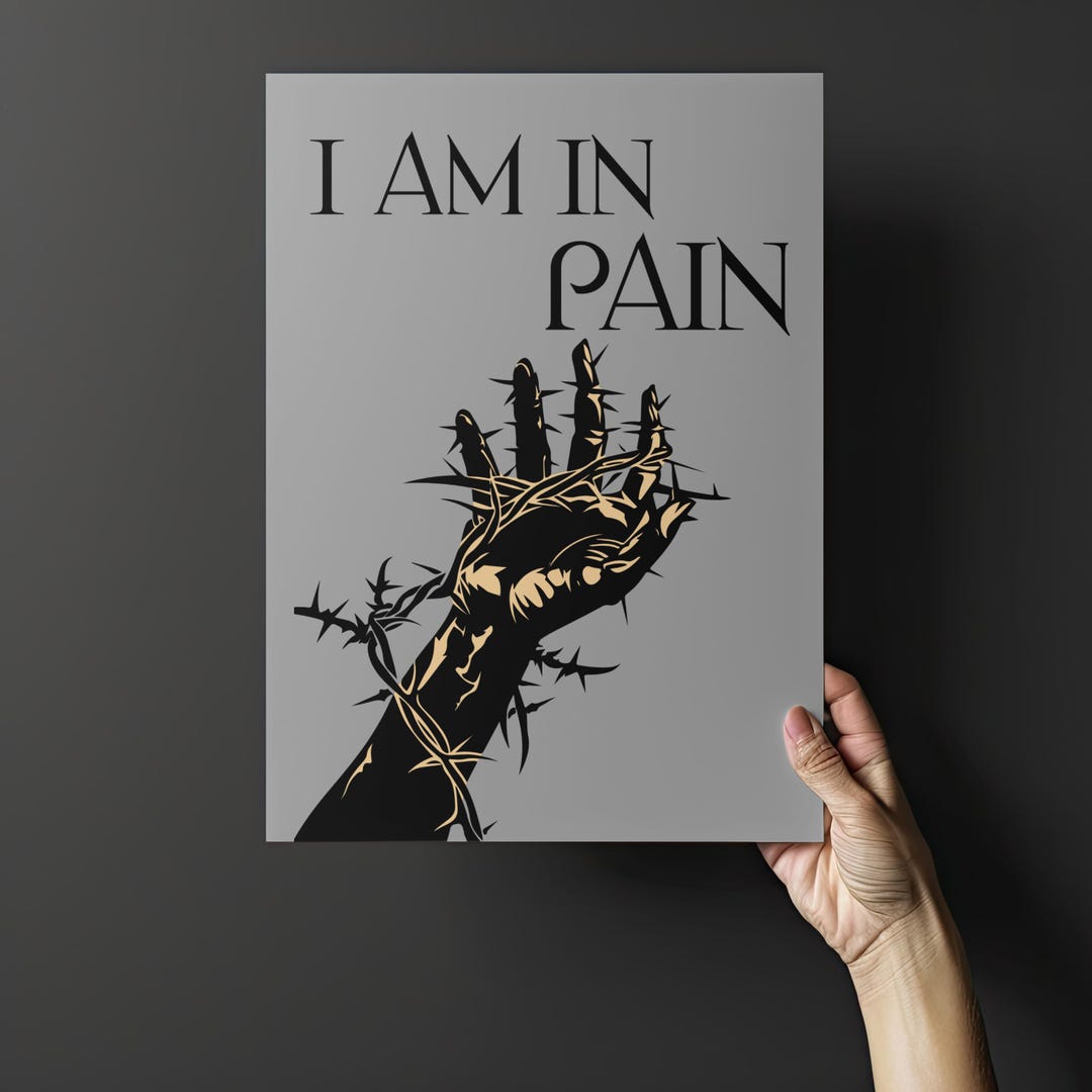 Inspirational Mental Health Poster - Coping With Pain and Emotions ...
