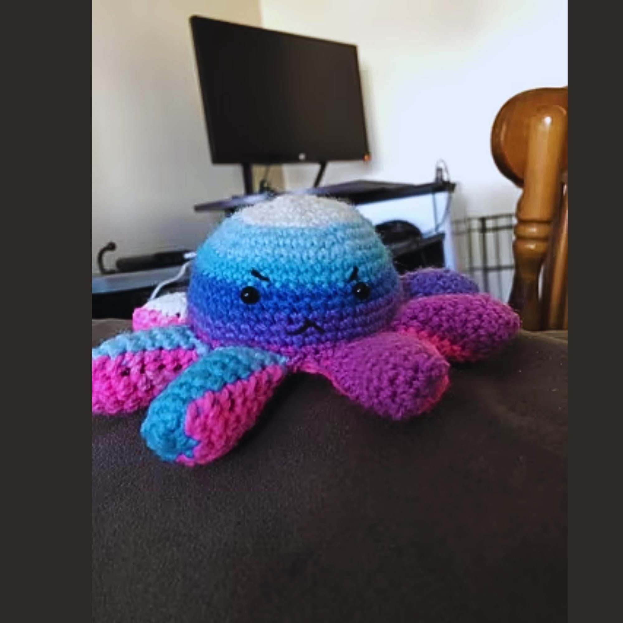 Reversible Octopus Crochet Pattern Amigurumi Toy Sea Animal Instant ...