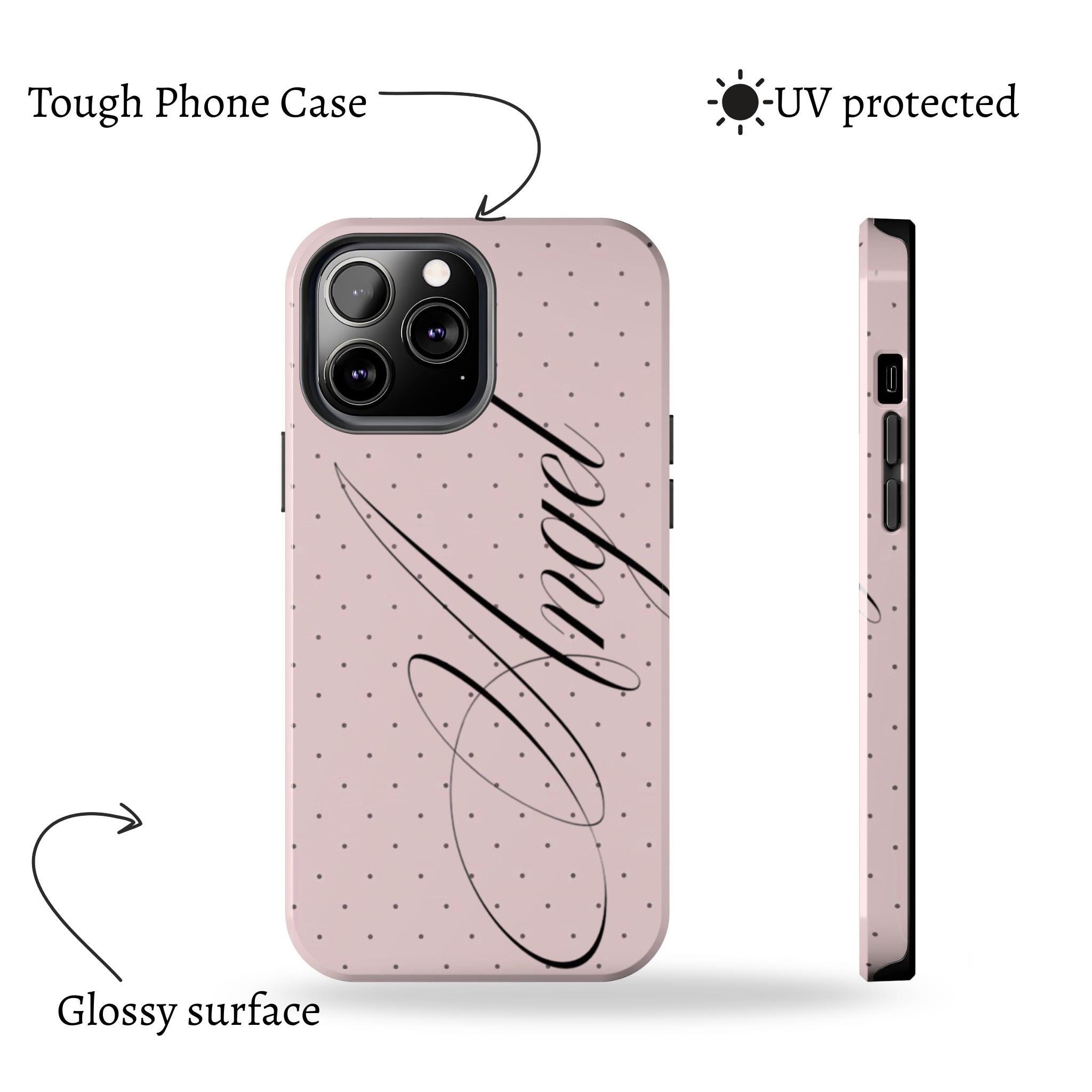 Angel Phone Case With Polka Dots for iPhone - Etsy