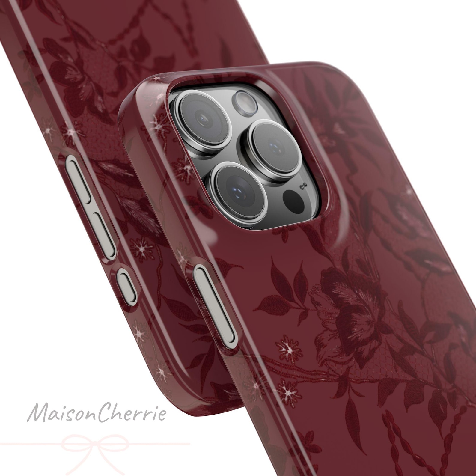 RED LACE Snap Phone Case Design for iPhone - Etsy