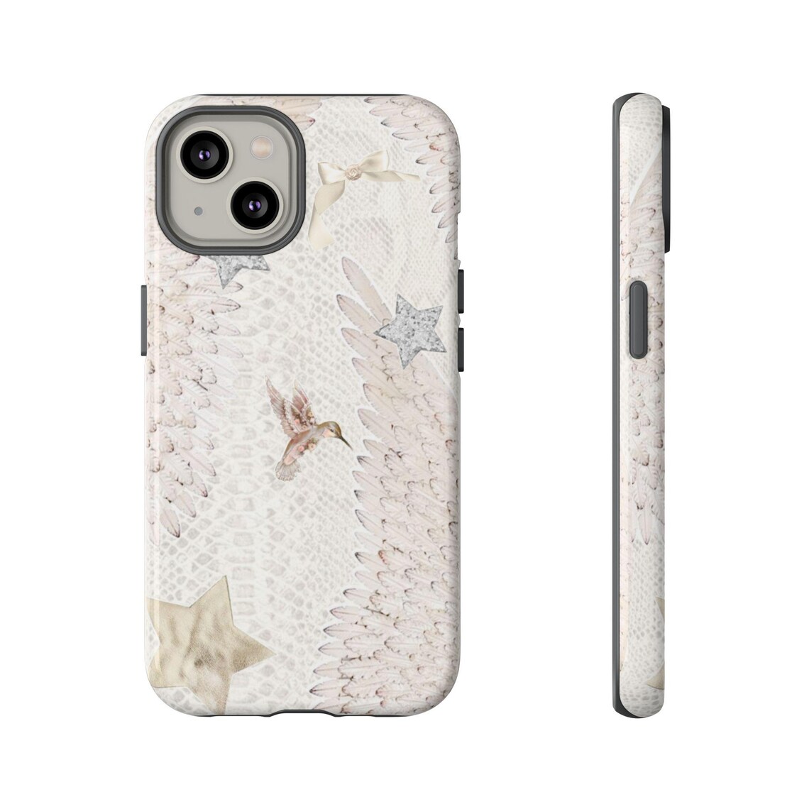 Rose Gold Angel Wings Phone Case: Protective Tough Cover - Etsy