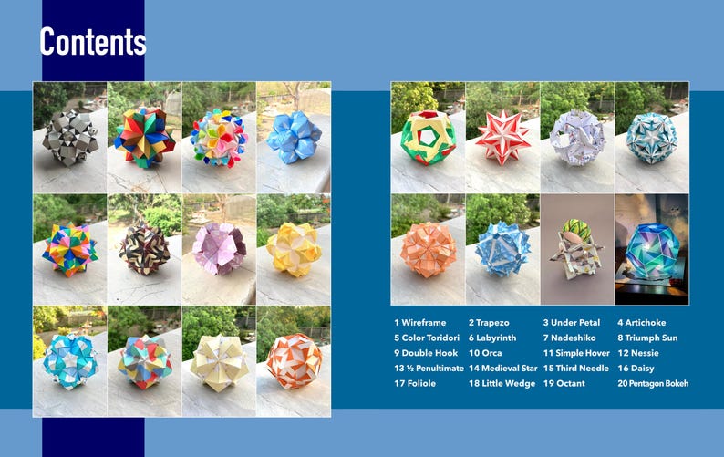 PDF Unit Origami Collection 3 - Diagram 20 Models - Prworigami Kusudama ...