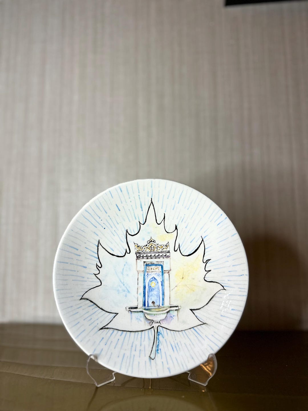 Hand-painted Old Turkish Wonder Plate | Decorative Blue Plate, Turkish ...