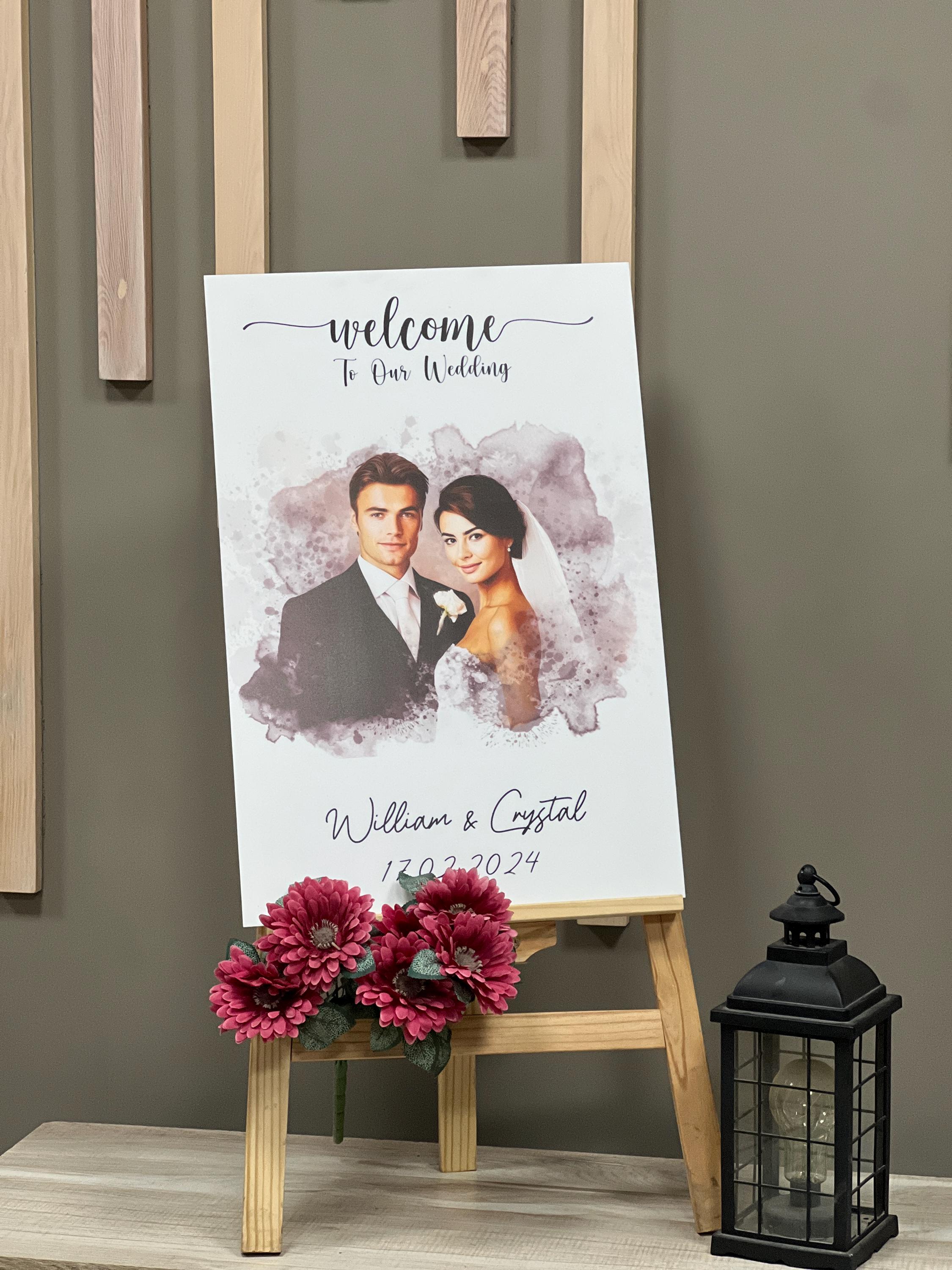 Custom Wedding Sign, Welcome Sign, Wedding Signage , Customizable ...