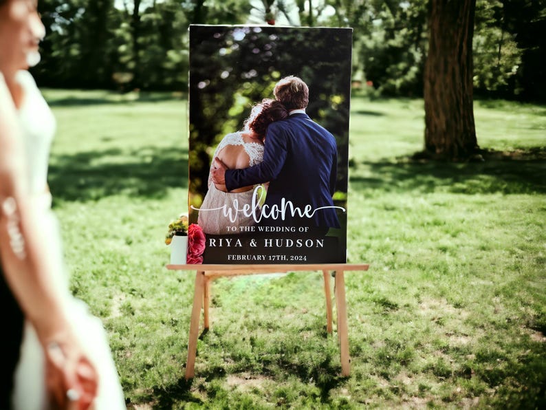 Custom Wedding Sign, Welcome Sign, Wedding Signage , Customizable ...