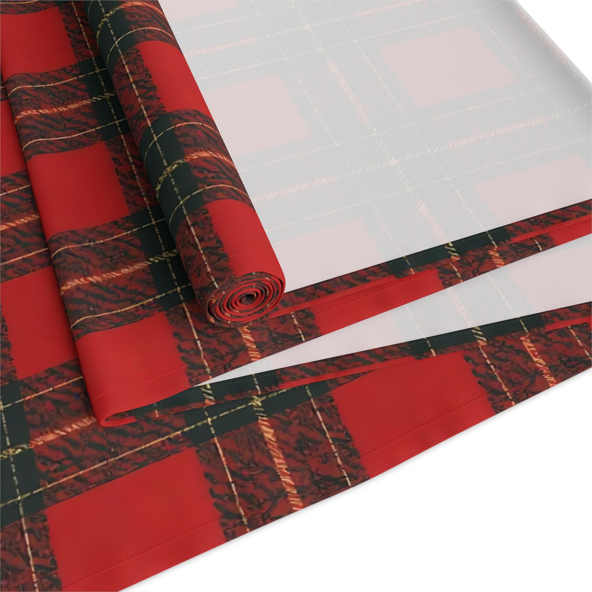Red Plaid Table Runner | Tartan Pattern Table | Farmhouse Holiday Decor ...