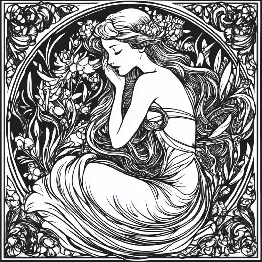 Little Mermaid Coloring Pages - 4 Fun Printable Sheets for Kids and ...